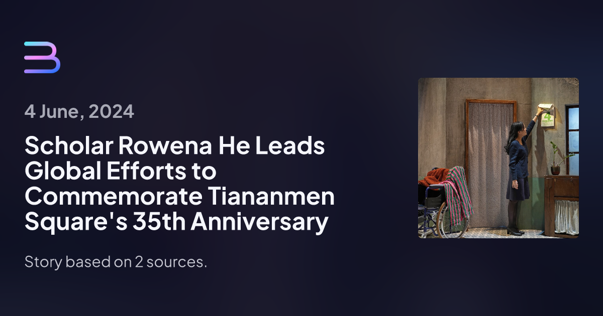 Scholar Rowena He Leads Global Efforts to Commemorate Tiananmen Square ...