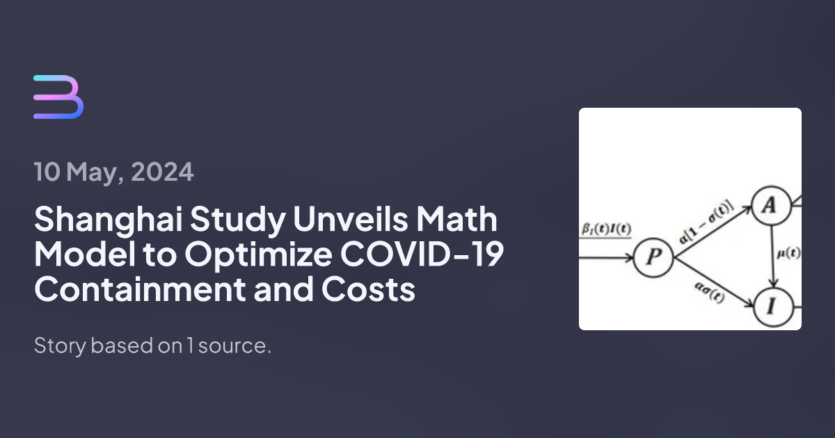 Shanghai Study Unveils Math Model to Optimize COVID-19 Containment and ...
